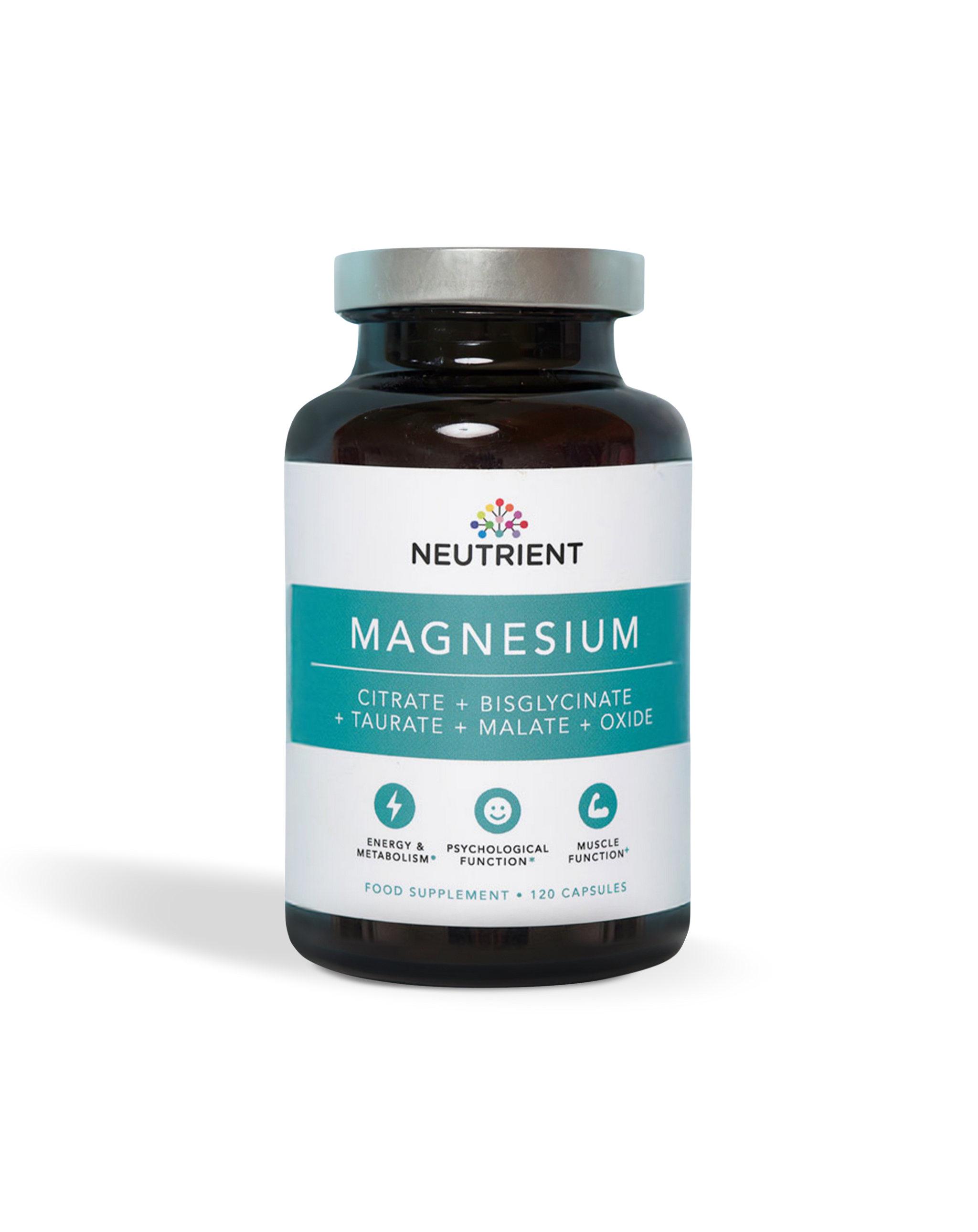 Neutrient Magnesium | 120 cápsulas | Fórmula 5 en 1